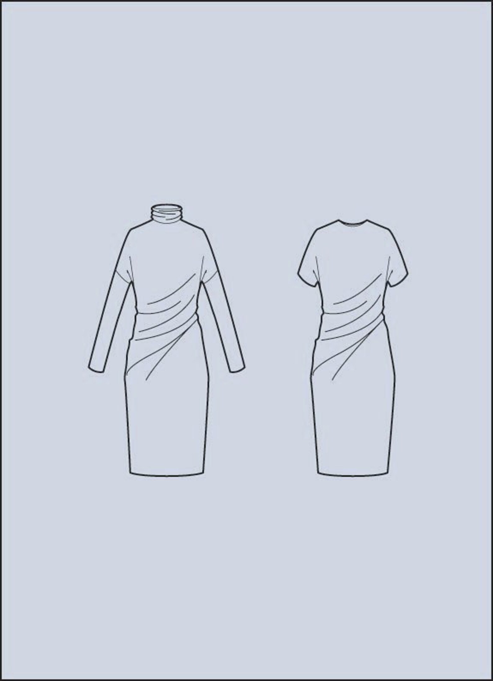 Mildred Knit Dress Pattern a Classic With a Twist Modern Design PDF ...