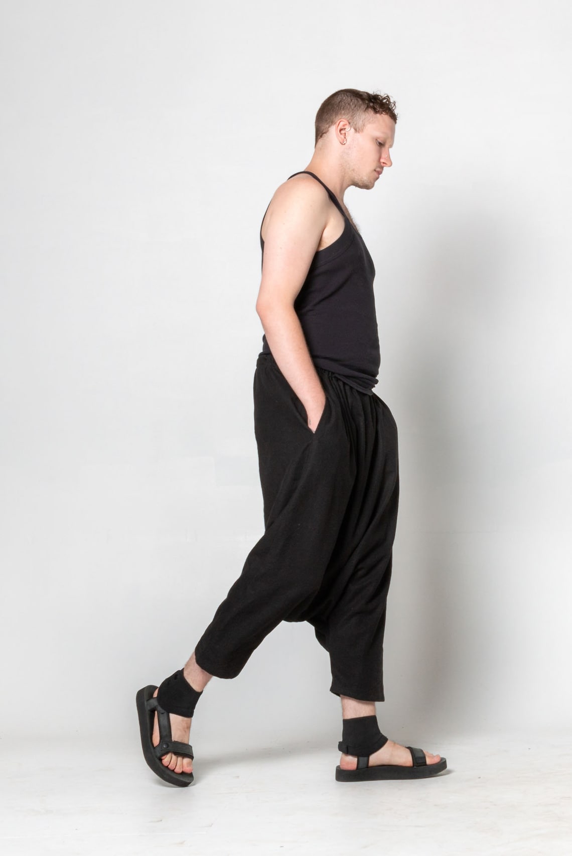 Drop Crotch Pants Easy Sewing Pattern, PDF Downloadable Pattern - Etsy