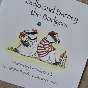 Bella and Barney the Badgers - Etsy