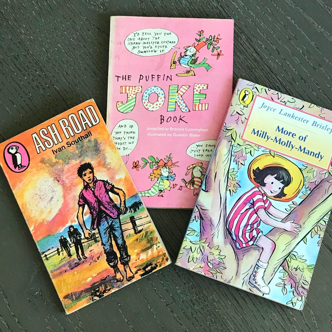 Vintage Set Puffin Books/ 1970s-1980s Classic Childrens Books/milly ...