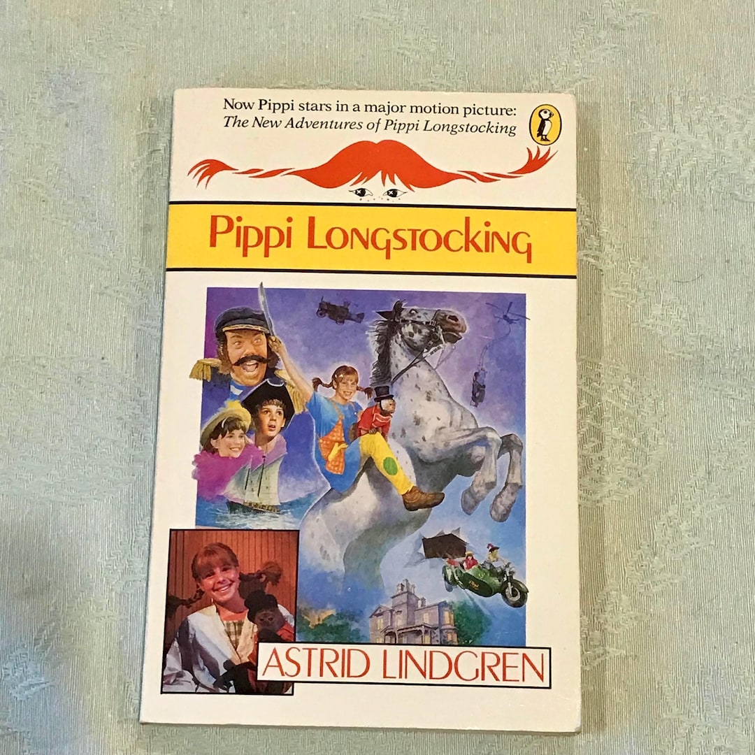 Pippi Longstocking/astrid Lindgren/vintage Puffin Books/1980s ...