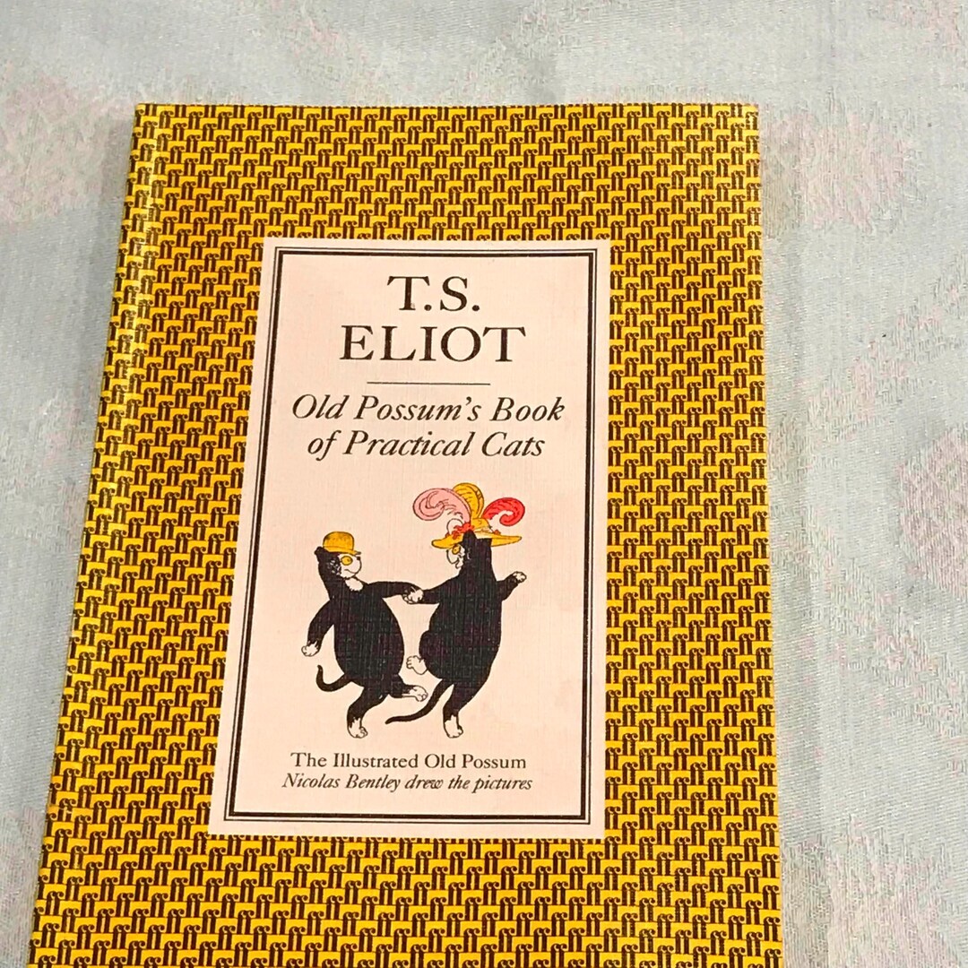 T.S. Eliot/vintage Cat Book/1980’s Vintage Poetry/cat Lover Gift ...
