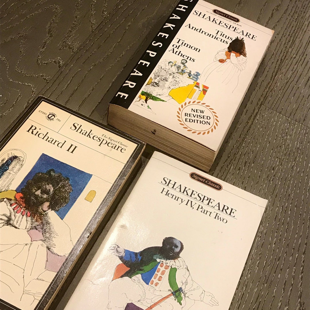 Shakespeare/set 1960s Vintage Paperbacks/richard Ii/william Shakespeare ...