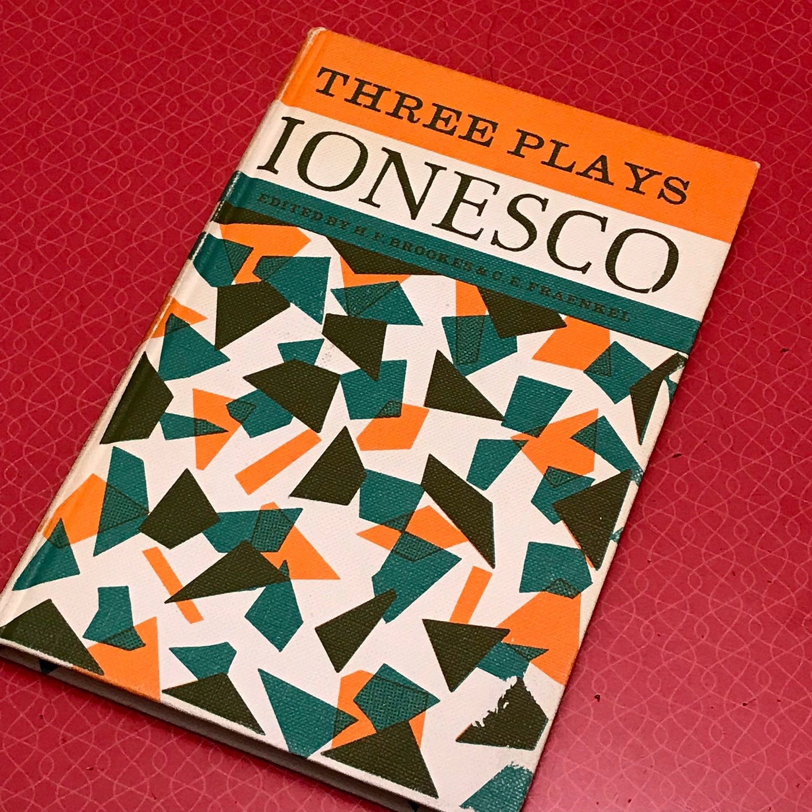 Ionesco/eugène Ionesco/1970s Vintage Book/french Plays/famous - Etsy