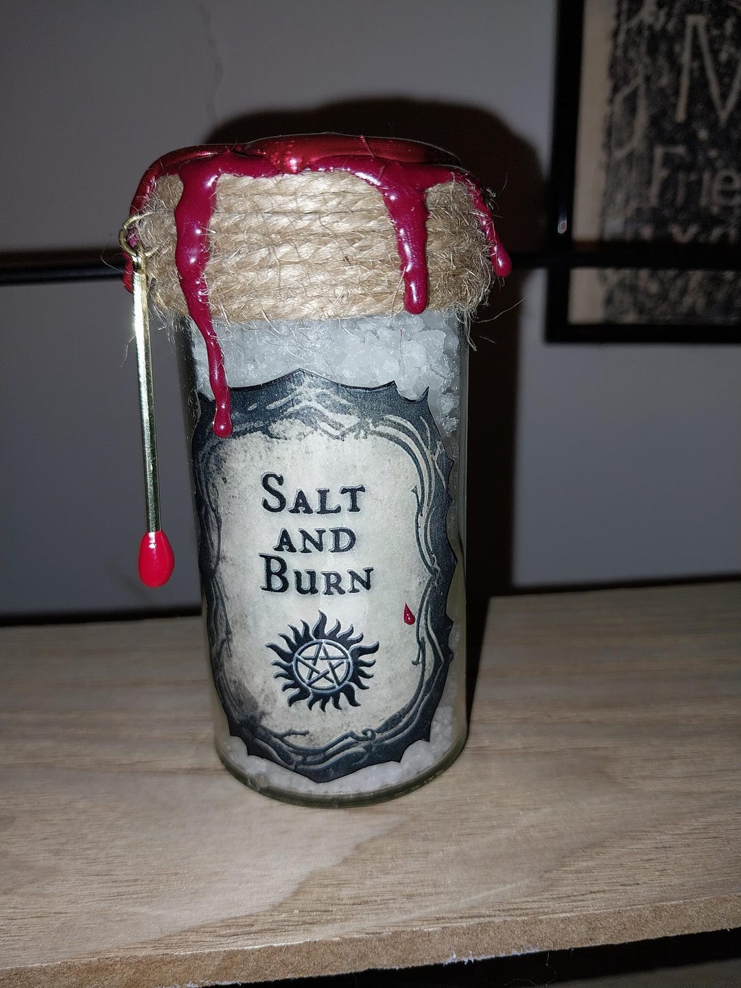 Salt and Burn Hunter Prop Supernatural Winchester - Etsy