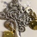 Curly Family Tree of Life Silver Plated With 3 Birds and Chain Gold ...