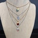 First Time Mom Necklace, New Mom Gift, Initial Necklace With Birthstone ...