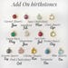 First Time Mom Necklace, New Mom Gift, Initial Necklace With Birthstone ...
