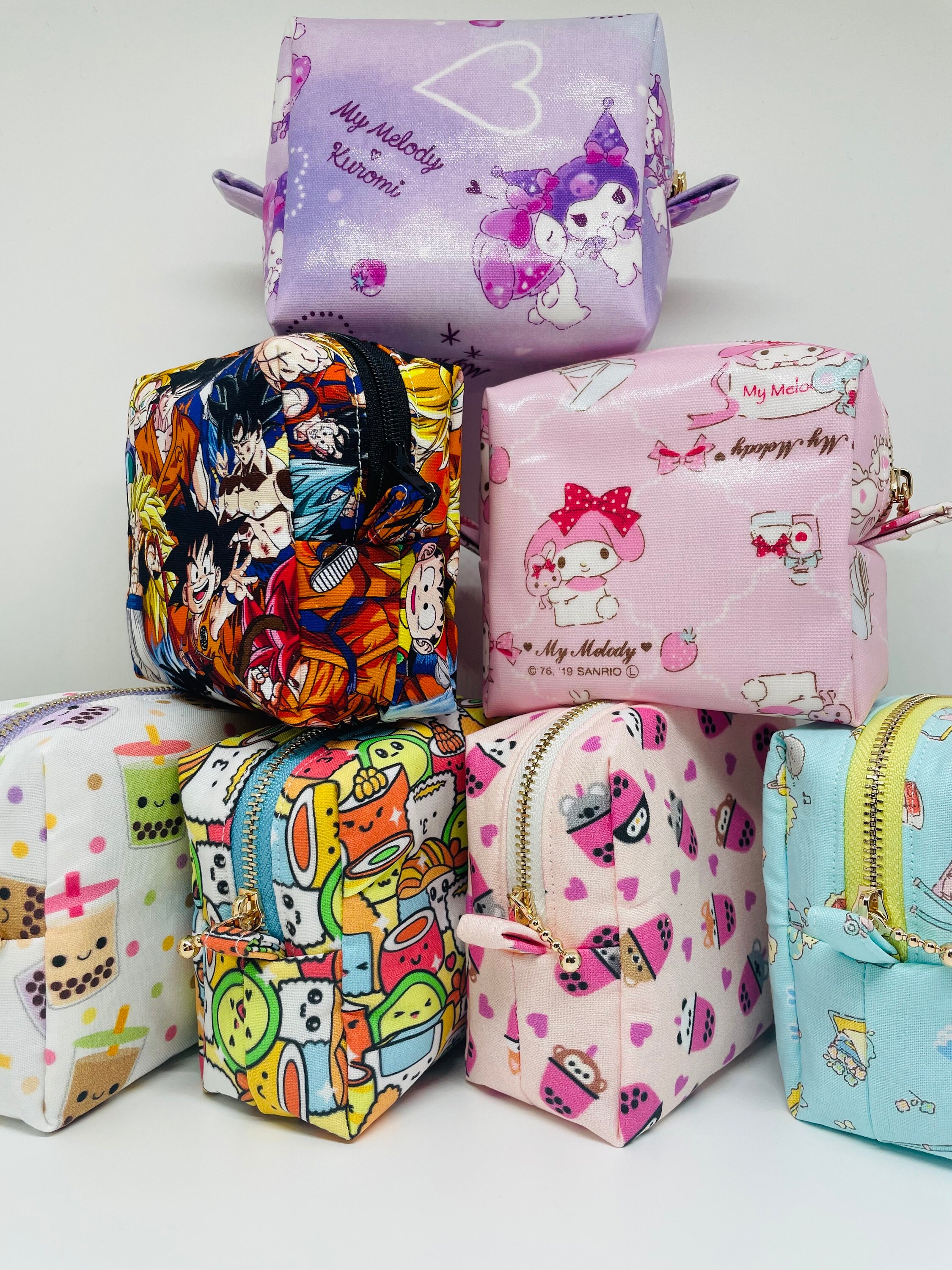 Cute Pink Bubble Tea Animal Boxed Pouch - Etsy