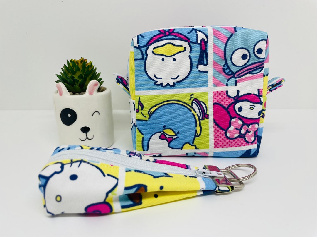 Cute Japanese Kawaii Mini Box Pouch With Key Pouch Set - Etsy
