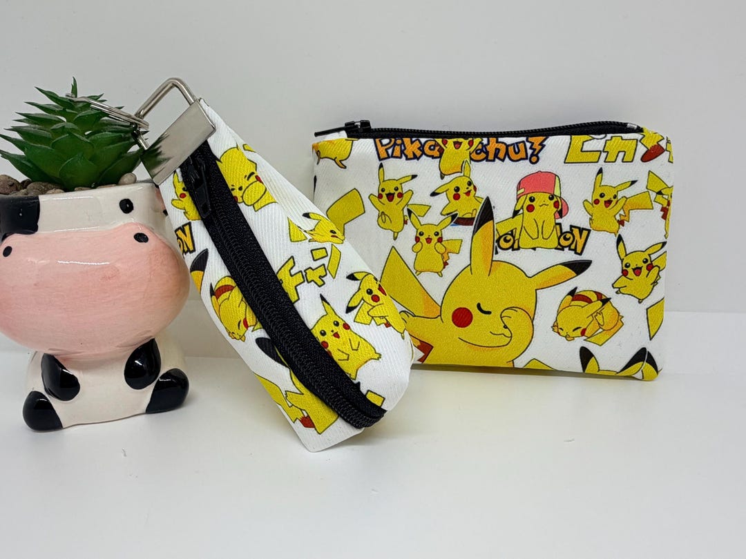 Cute Anime Zipper Pouch Set - Etsy