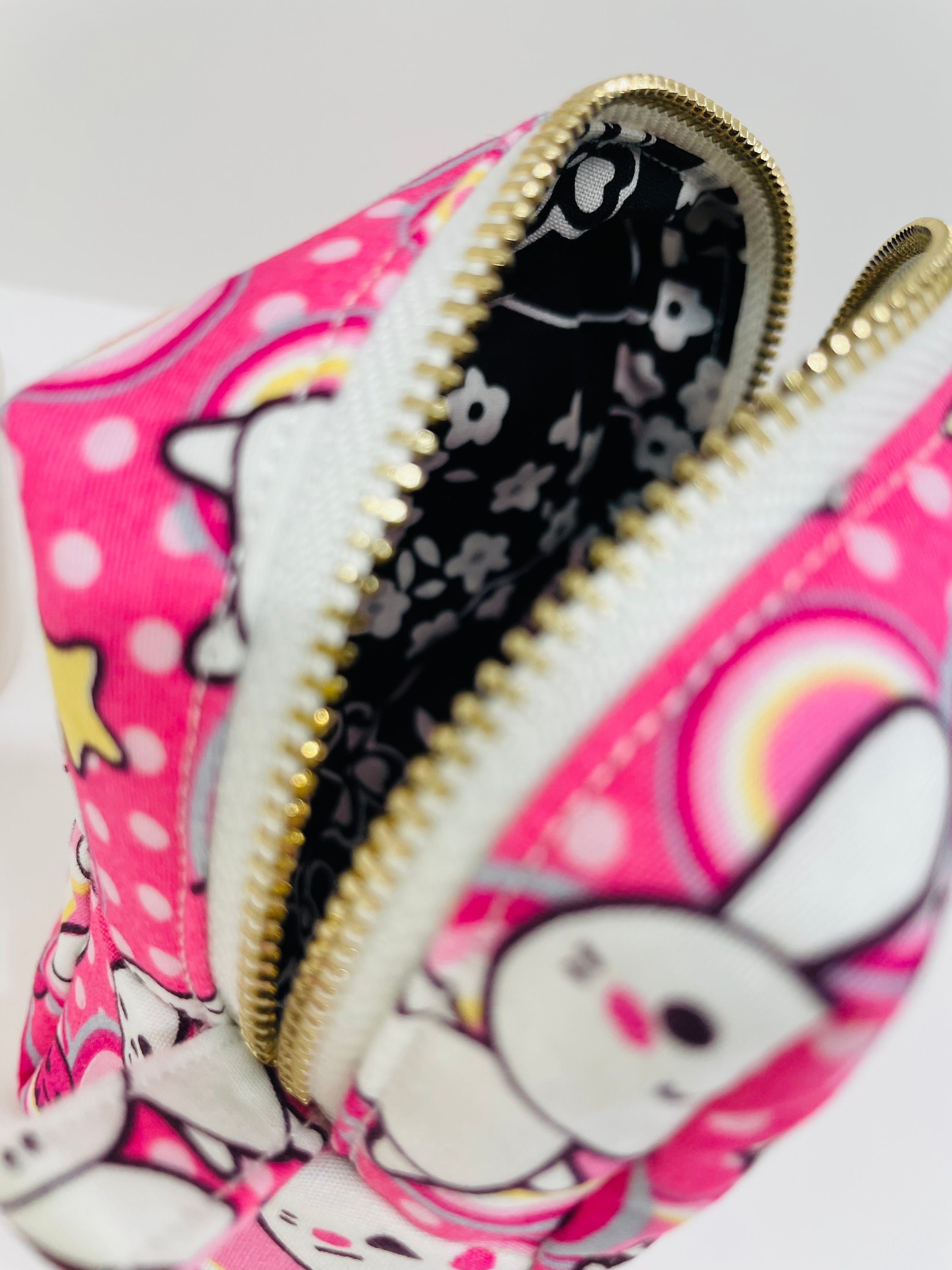 Cute Pink Kawaii Rabbit Boxed Pouch - Etsy