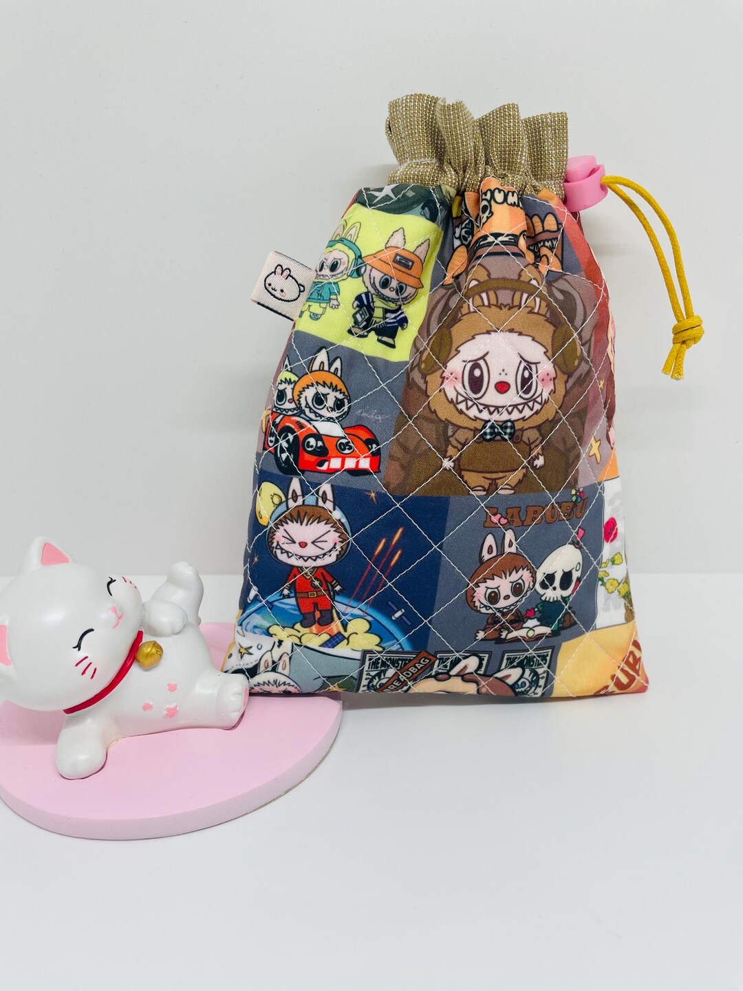 Labubu Drawstring Pouch - Etsy