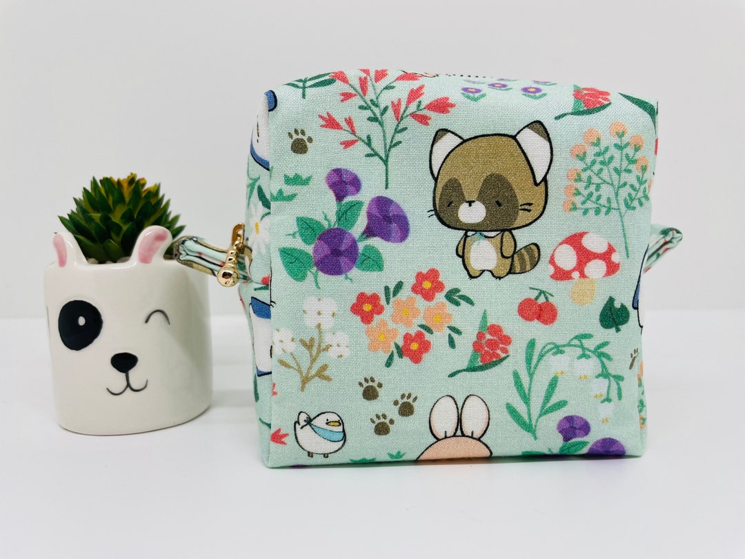 Cute Japanese Animals Boxed Pouch - Etsy