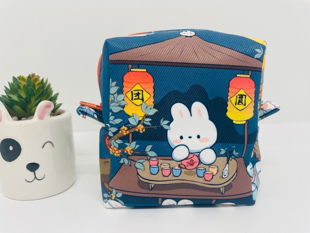Cute Japanese Anime Rabbit Boxed Pouch - Etsy
