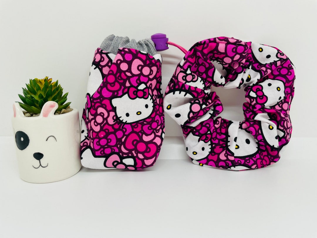 Cute Kitty Cat Kawaii Scrunchy Set - Etsy
