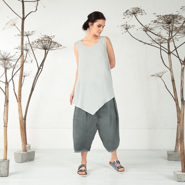 Light Grey Tunic - Etsy