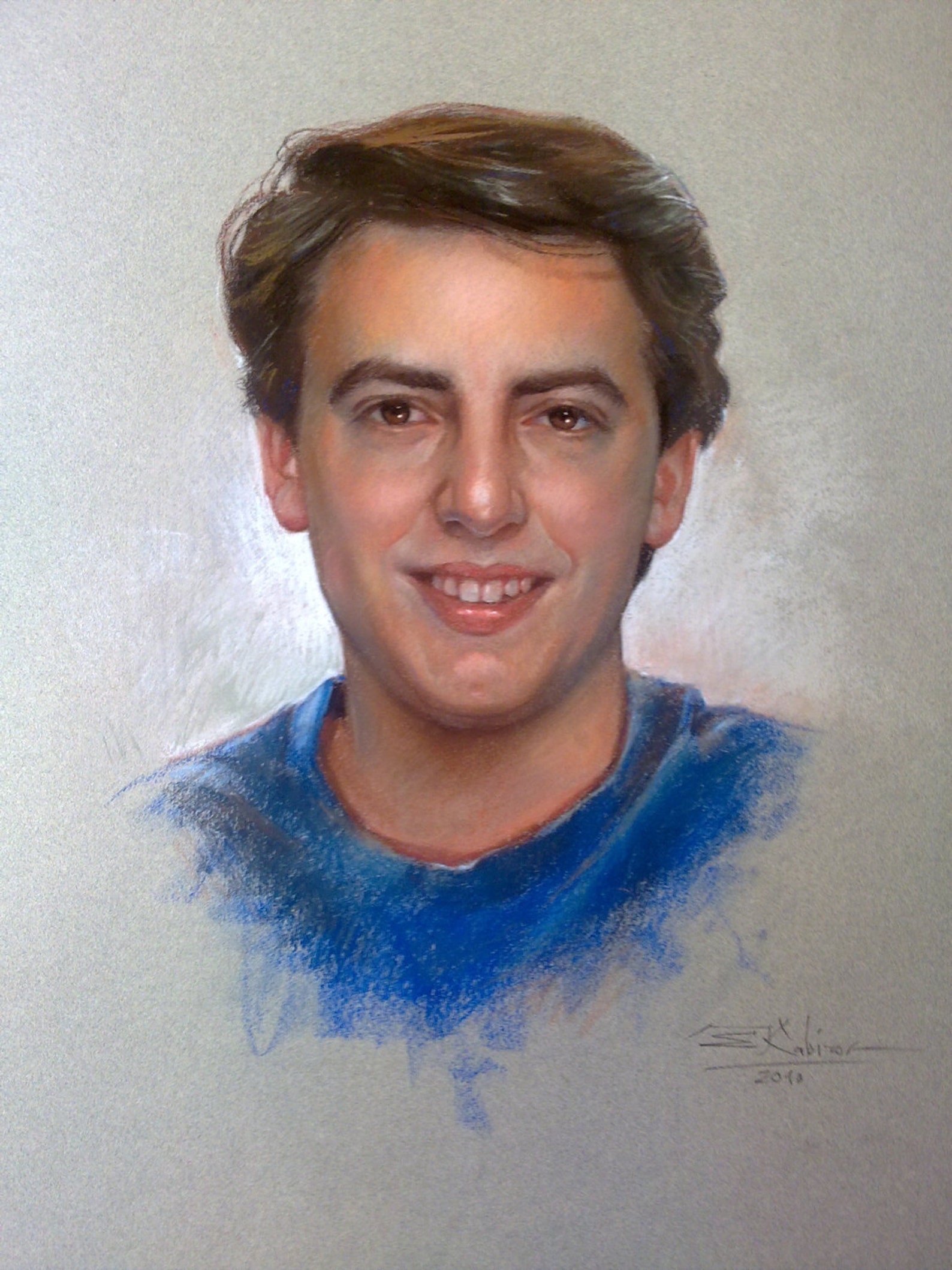 Custom Portrait Pastel Painting of the Man | Etsy