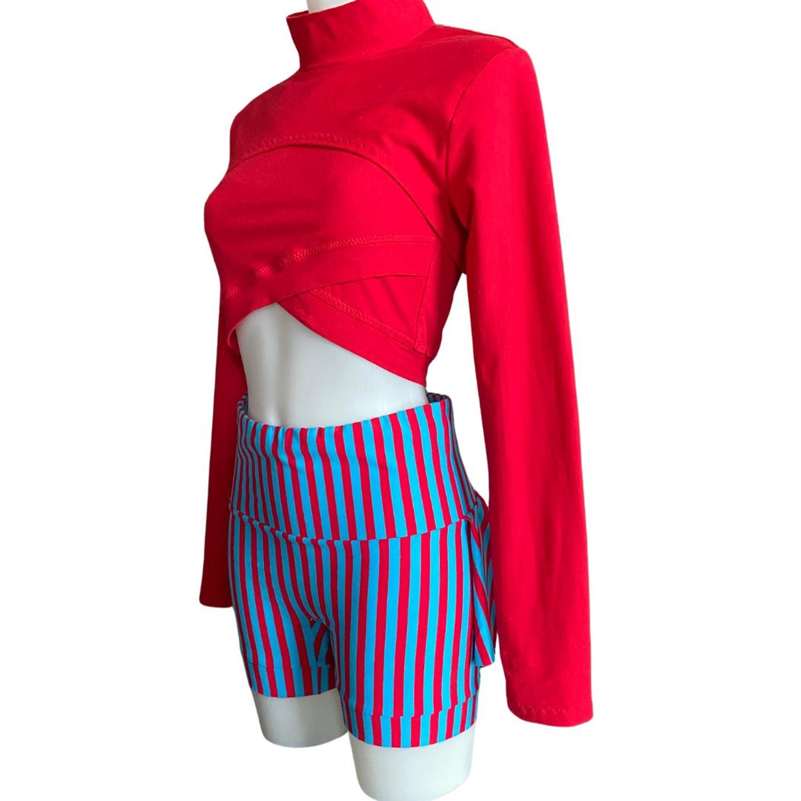 Virgo Crop Shrug (femme-cut) - Fire Spinning Friendly Cotton Blend ...