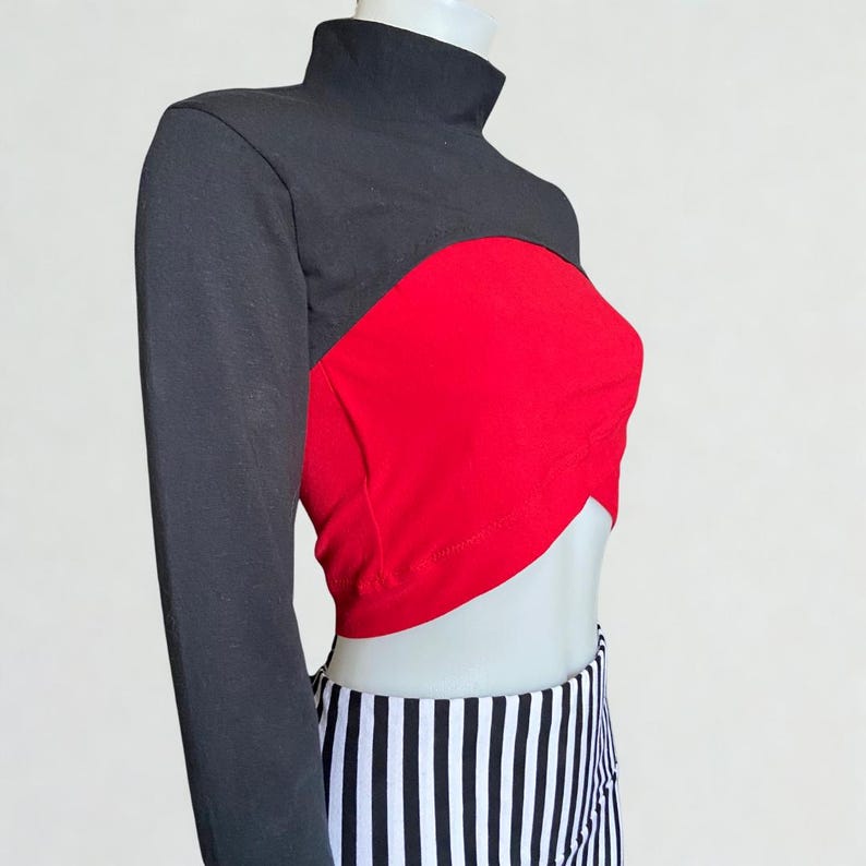 Virgo Crop Shrug (femme-cut) - Fire Spinning Friendly Cotton Blend ...