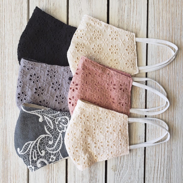 Lace Face Mask - Etsy