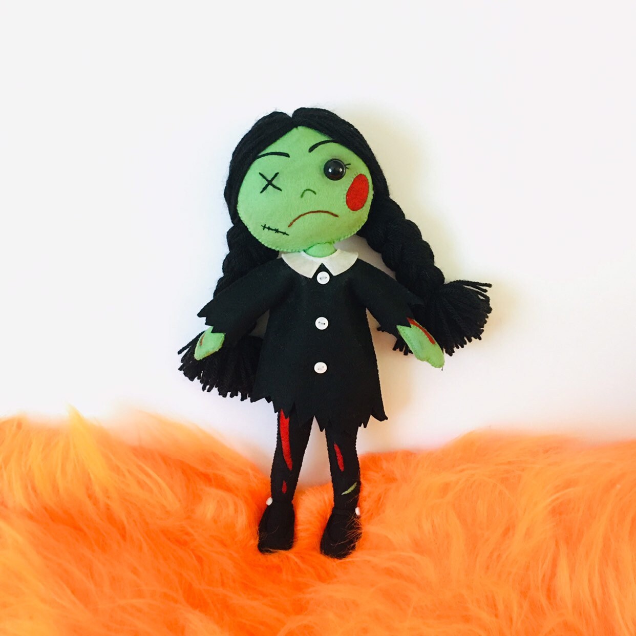 Zombie Wednesday Addams Doll 13 Horror Doll | Etsy