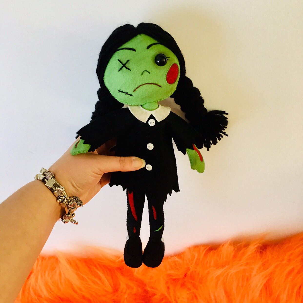 Zombie Wednesday Addams Doll 13 Horror Doll | Etsy