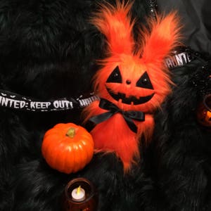 Pumpkin Rabbit Plush Halloween Toys Halloween Bunny - Etsy New Zealand