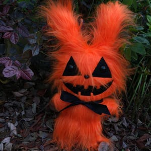 Pumpkin Rabbit Plush Halloween Toys Halloween Bunny - Etsy New Zealand