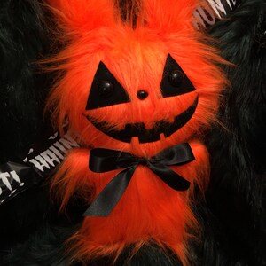 Pumpkin Rabbit Plush Halloween Toys Halloween Bunny - Etsy