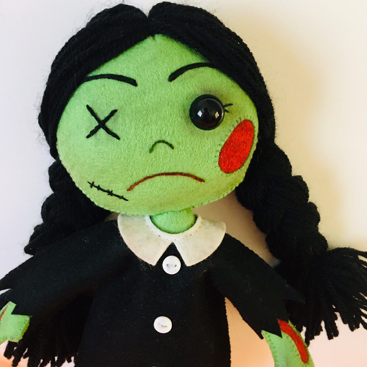 Zombie Wednesday Addams Doll 13 Horror Doll | Etsy