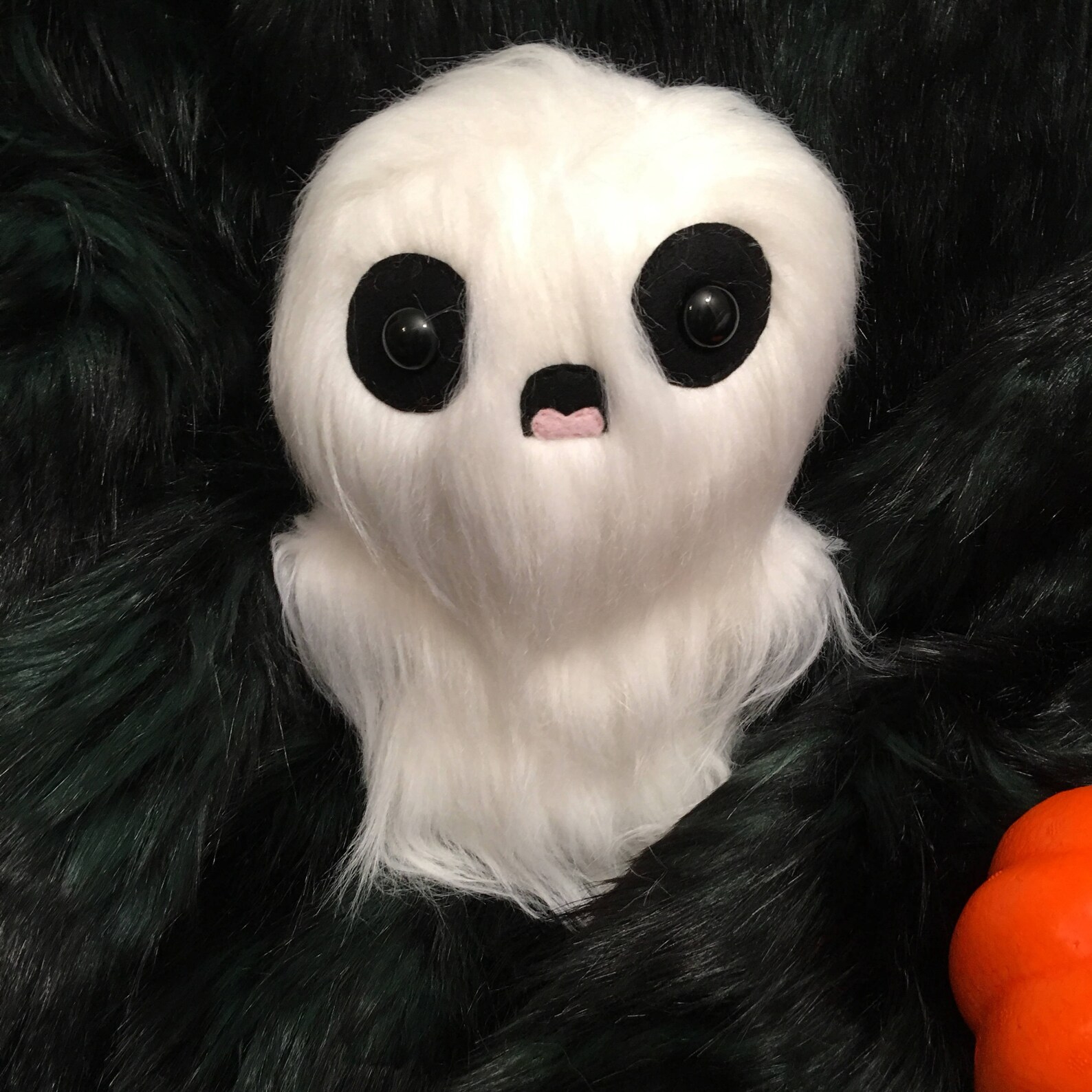 Scaredy Ghost Toy Halloween Decoration Kawaii Plush OOAK | Etsy