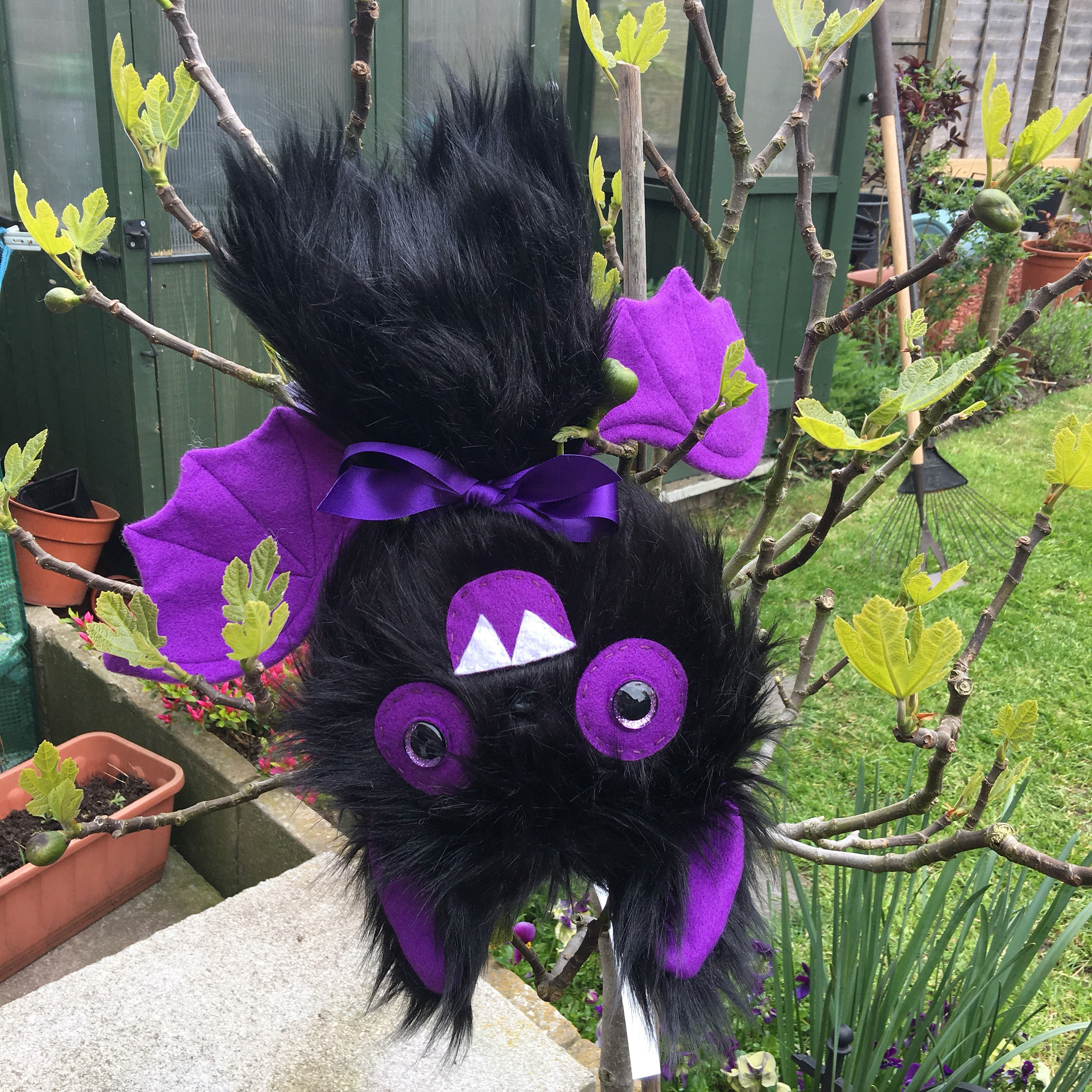 Black Vampire Bat Plush Toy Kawaii Plushie Weird Stuffed - Etsy UK