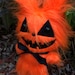 Pumpkin Rabbit Plush Halloween Toys Halloween Bunny - Etsy