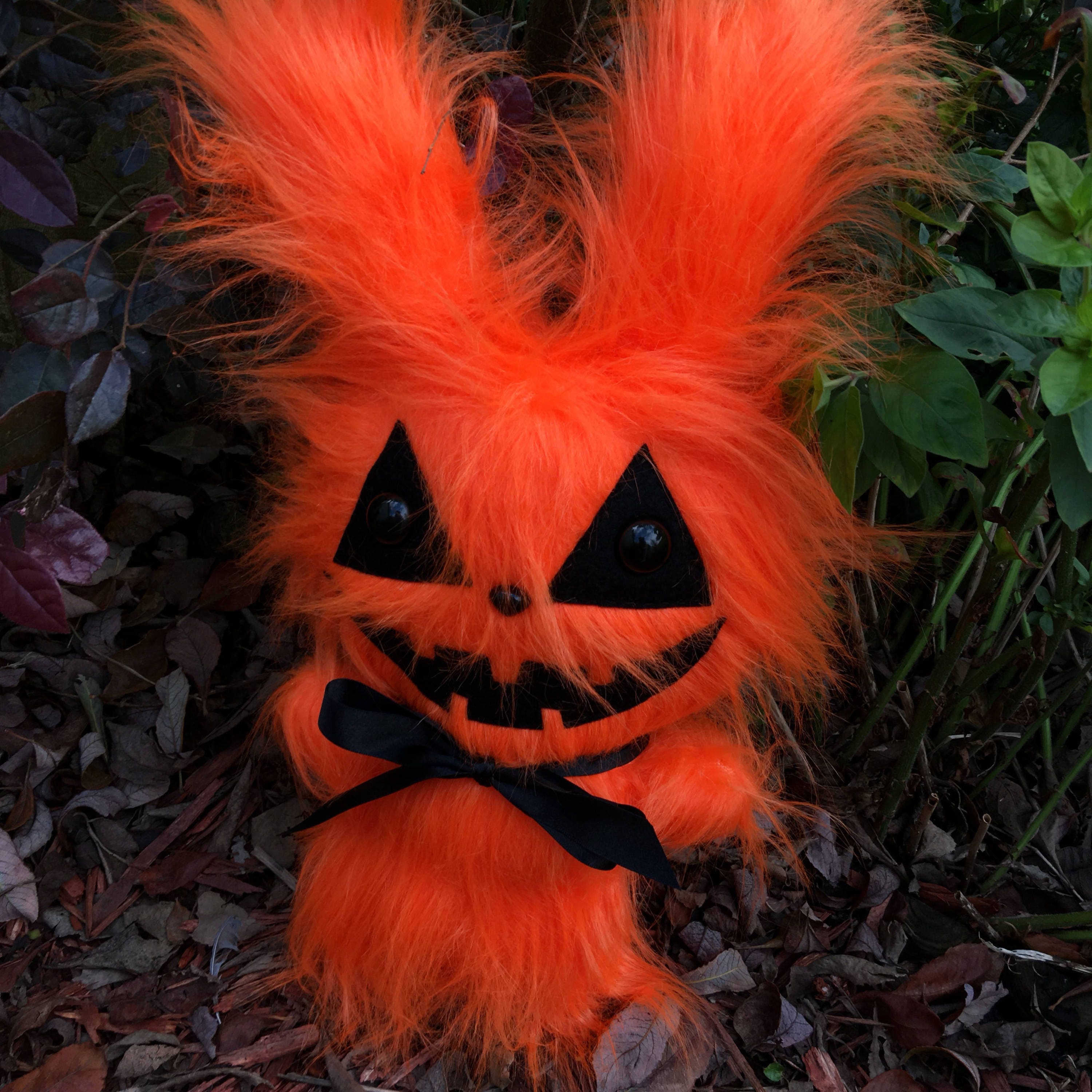 Pumpkin Rabbit Plush Halloween Toys Halloween Bunny | Etsy