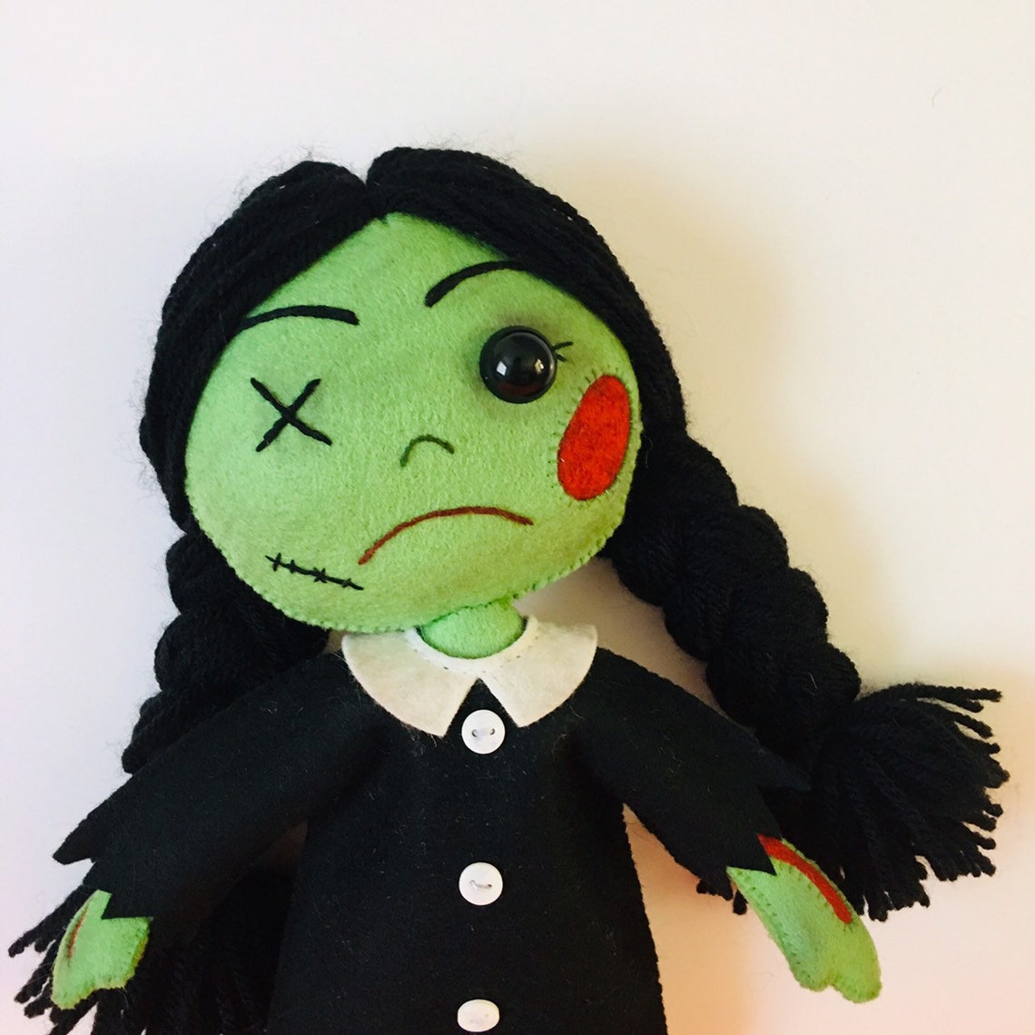 Zombie Wednesday Addams Doll 13 Horror Doll | Etsy