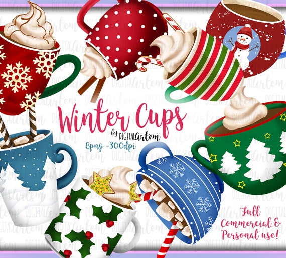 Watercolor Clipart Watercolor Christmas Clipart Christmas Clipart ...