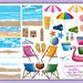 Beach Clipart -mega Summer Clipart Bundle- Scene Builder Clipart - Clip ...