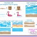 Beach Clipart -mega Summer Clipart Bundle- Scene Builder Clipart - Clip ...