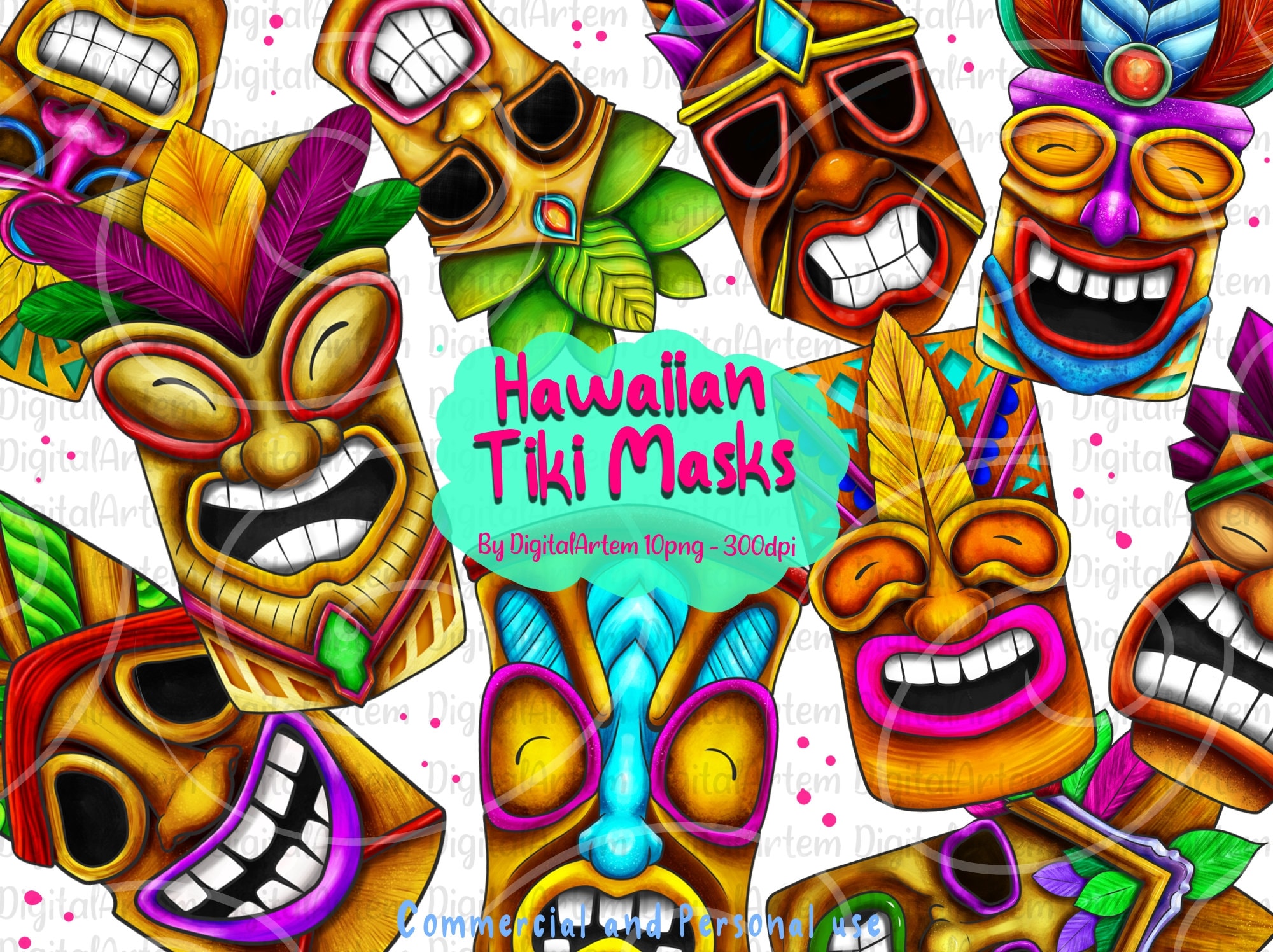 Tiki Mask Clipart