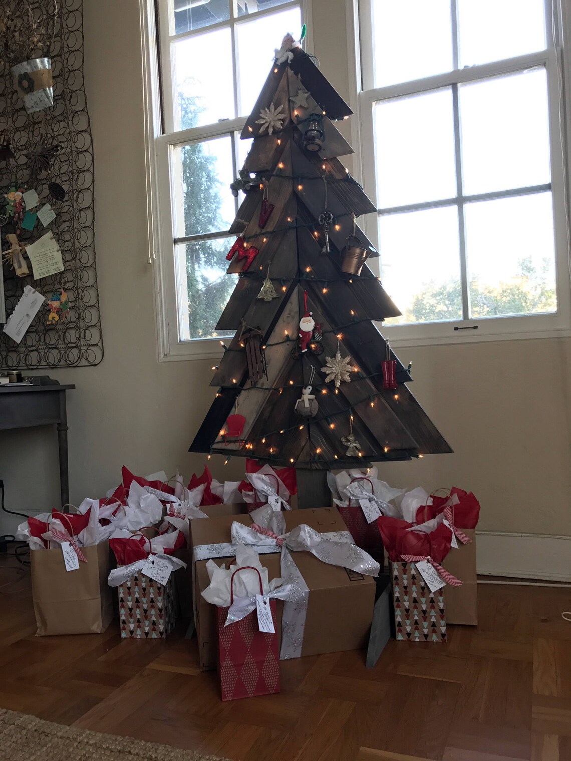 Reclaimed Wood Tree 4ft-5ft - Etsy