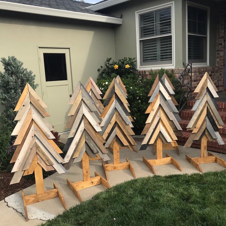 Reclaimed Wood Tree 4ft-5ft - Etsy