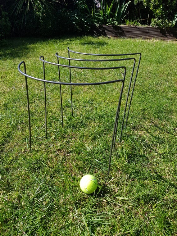 Garden & Outdoors 100cm or 130cm tall Metal Plant Supports Loop Stakes ...