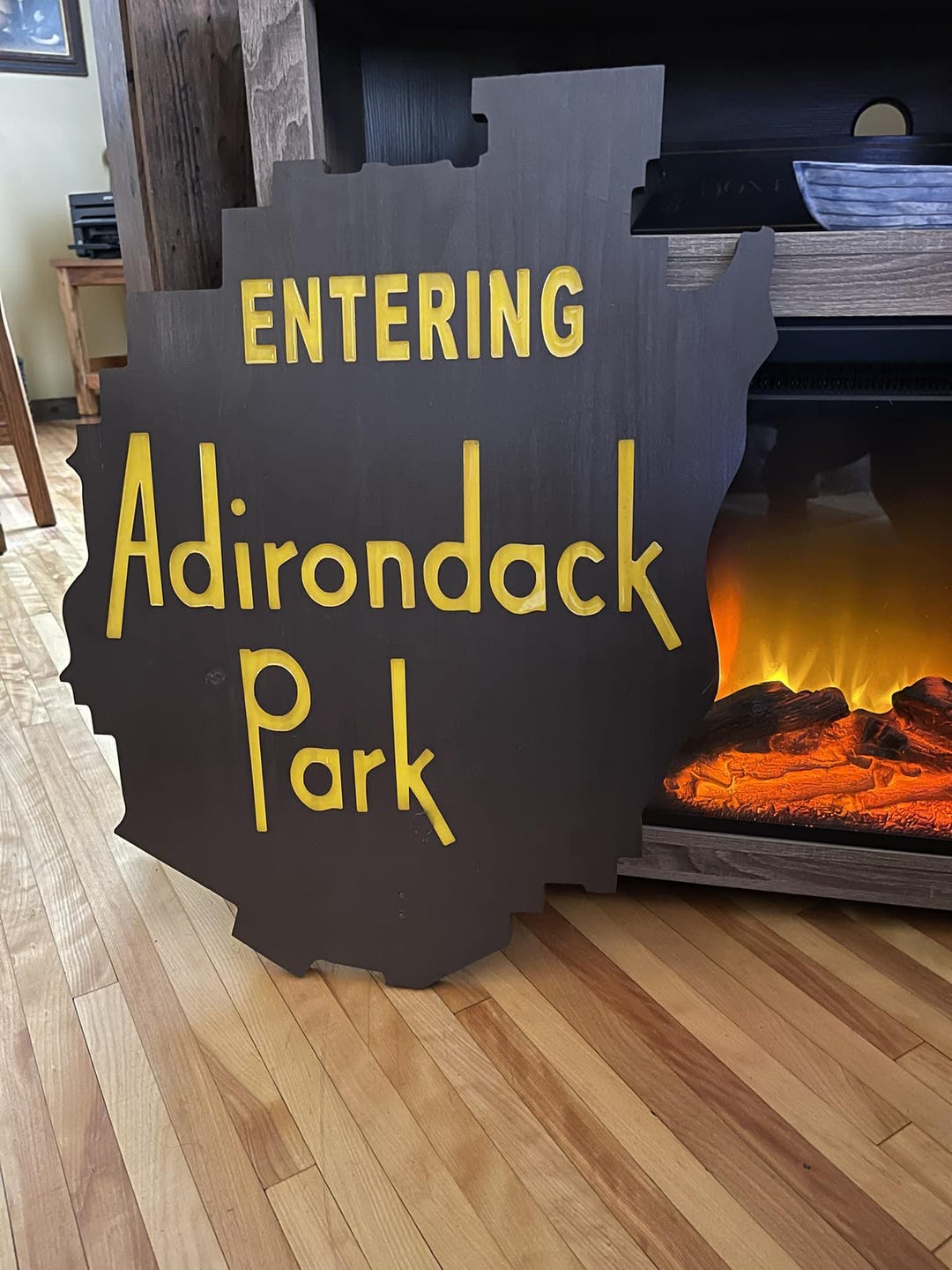 Entering Adirondack Park Sign Authentic Rustic 28.5"x23"x.75" - Etsy