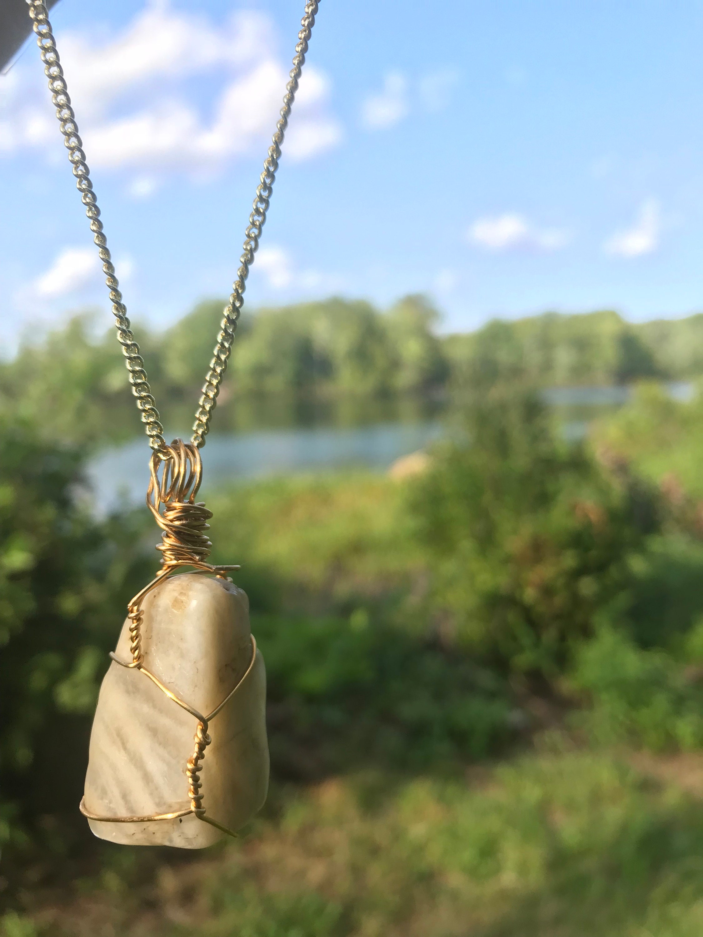 Piedras de luna Peach, Negro y Arco Iris - Etsy México