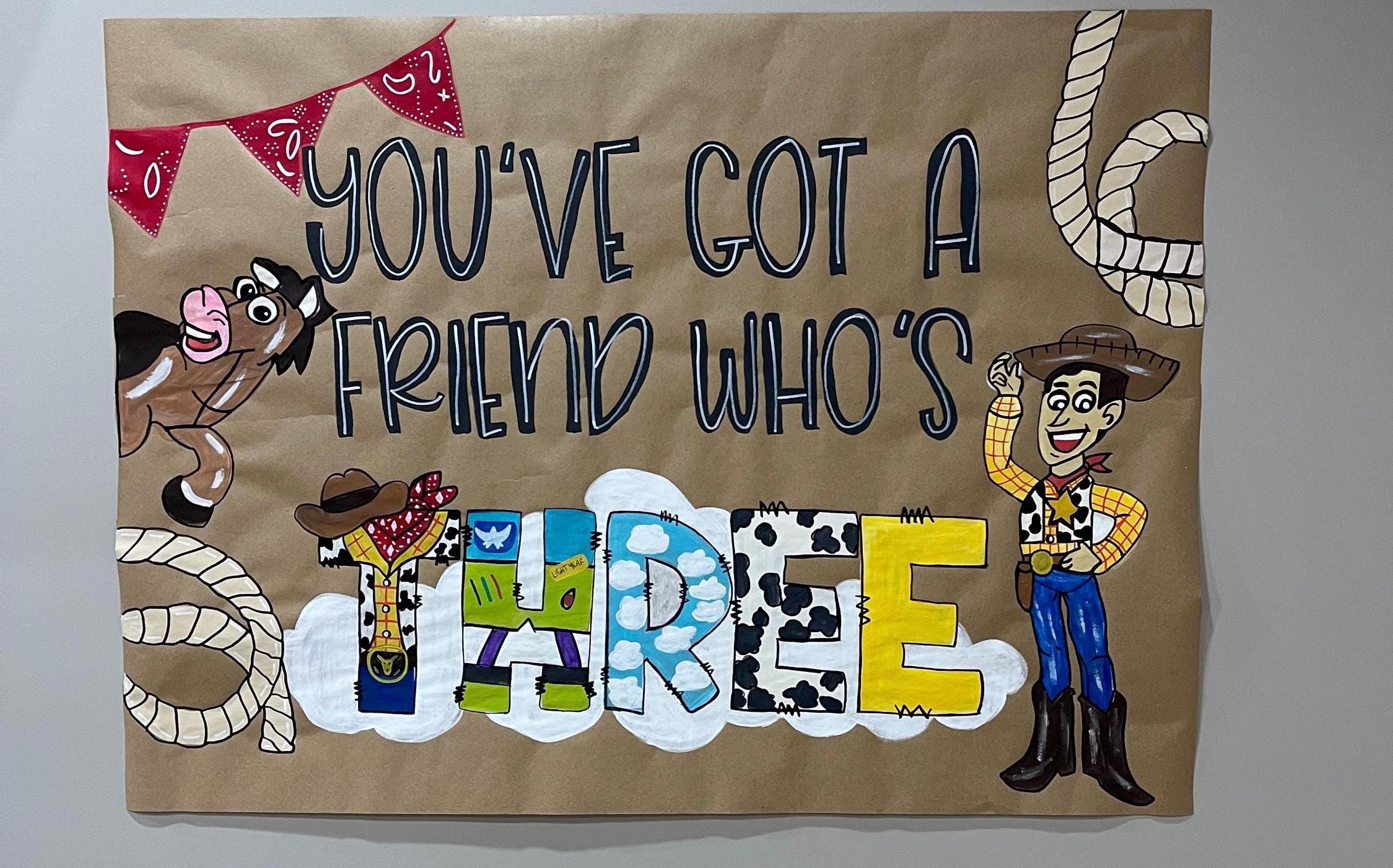 Painted Toy Story Banner - Etsy