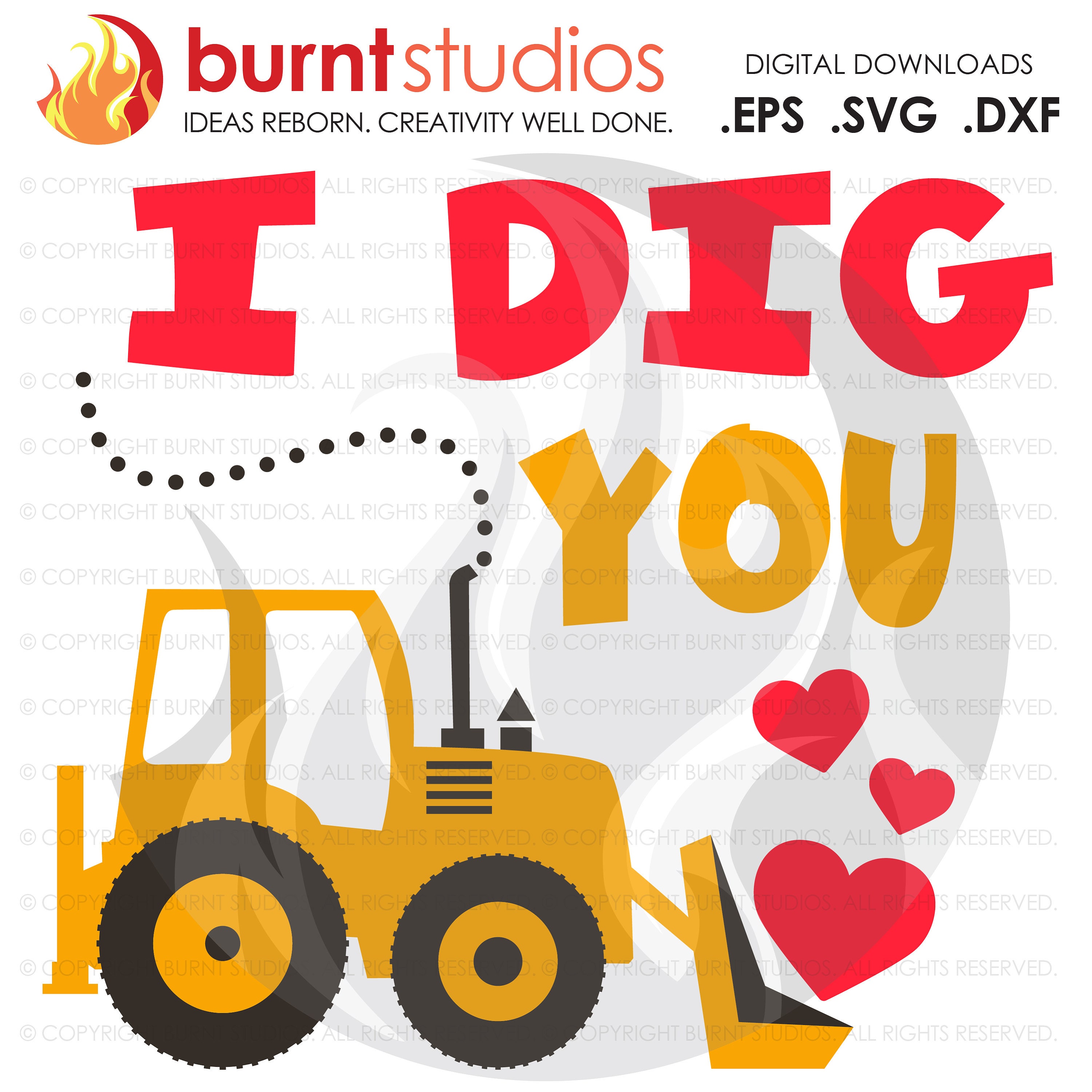 SVG Cutting File I Dig You Boys Baby's First | Etsy