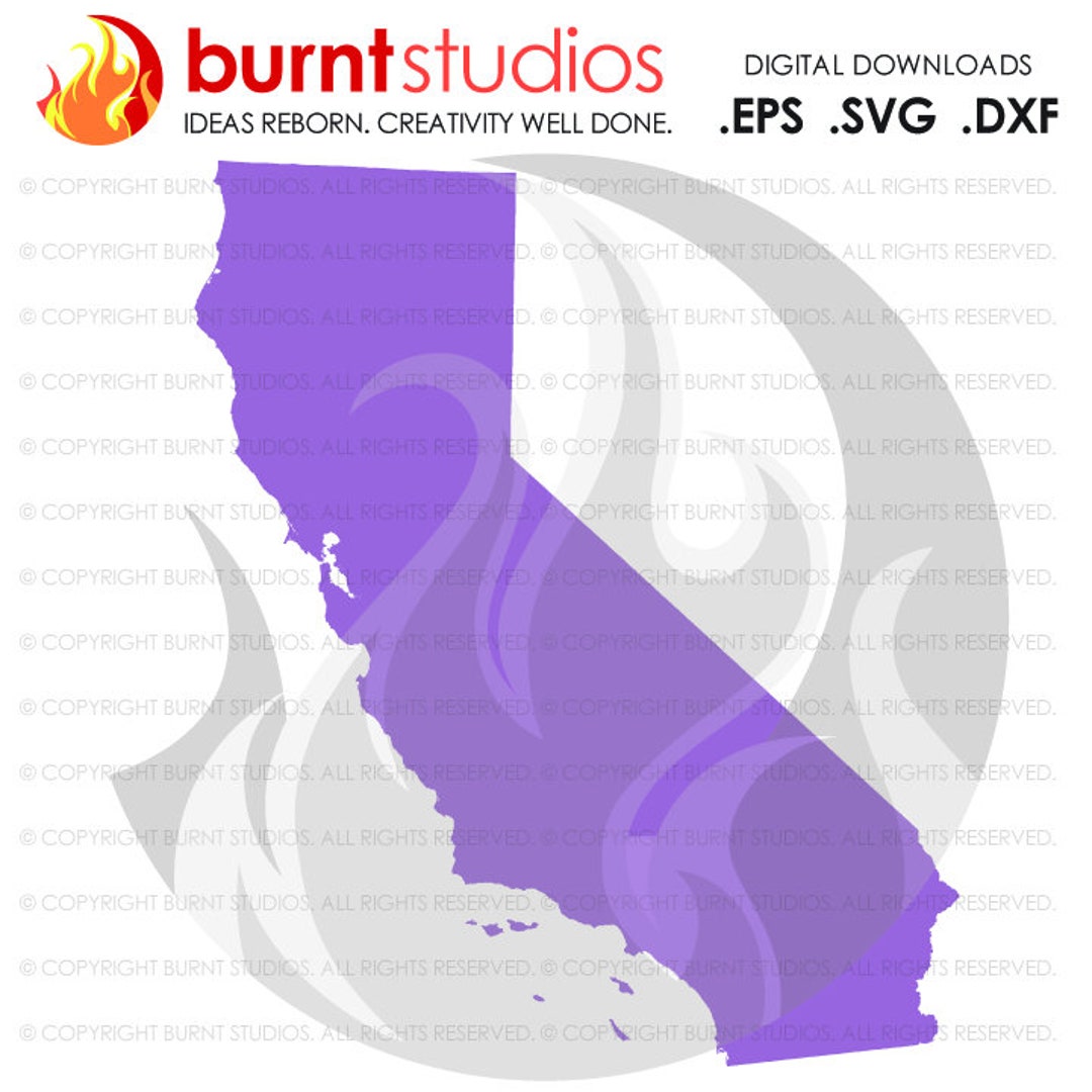 State of California SVG Cutting File, Digital Download, Love, Home ...