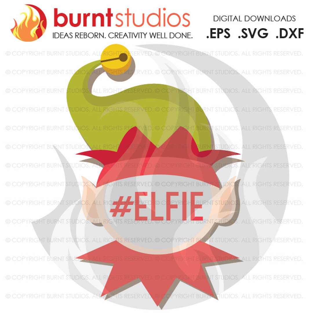 Digital File, Elfie, Elf, Let Me Take an Elfie, Christmas Ornaments ...
