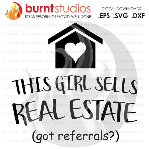 This Girl Sells Real Estate Svg Real Estate Hustle Svg Etsy